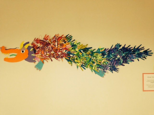Center School Art: Hand Dragons!