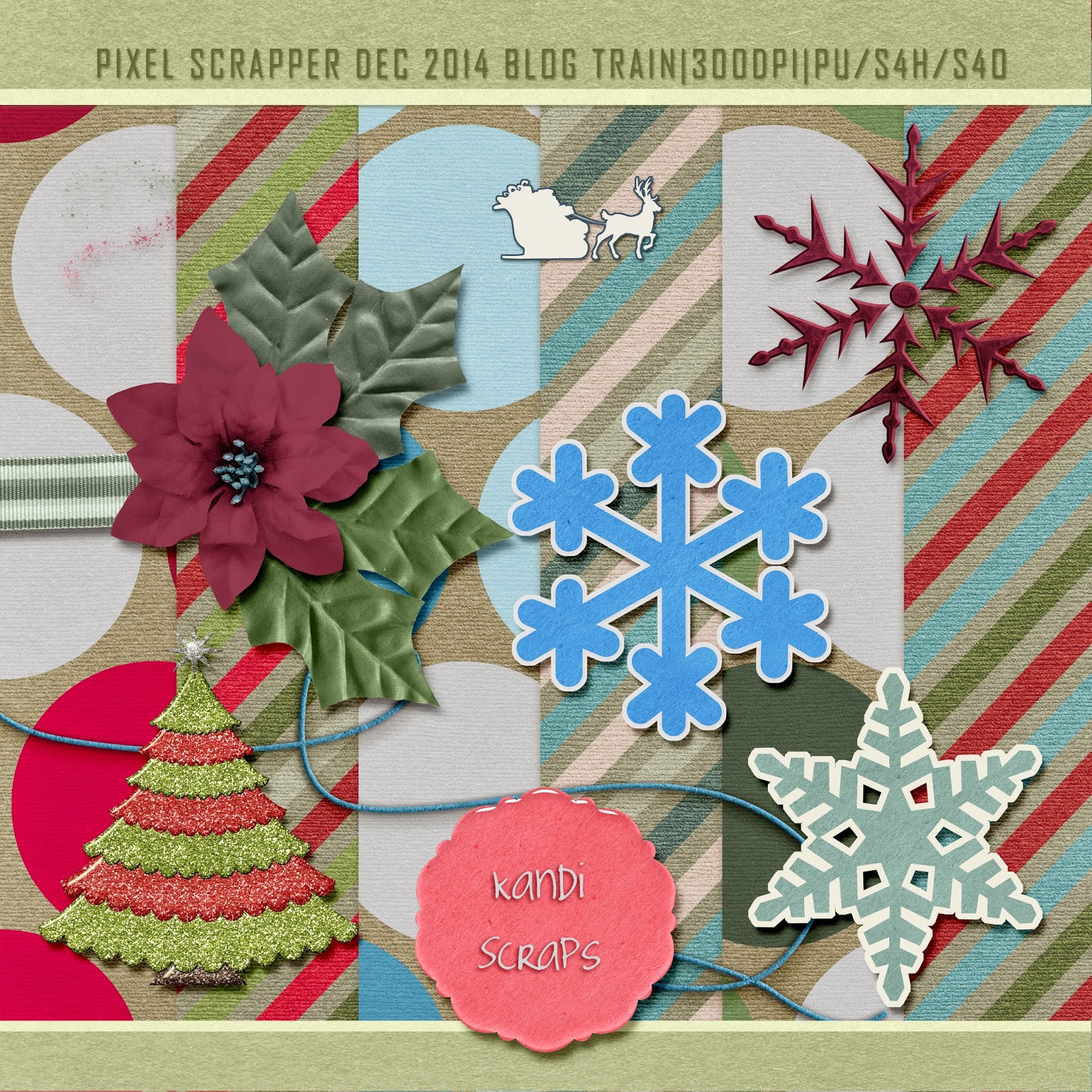 Kandi Scraps: Pixel Scrapper December Blog Train
