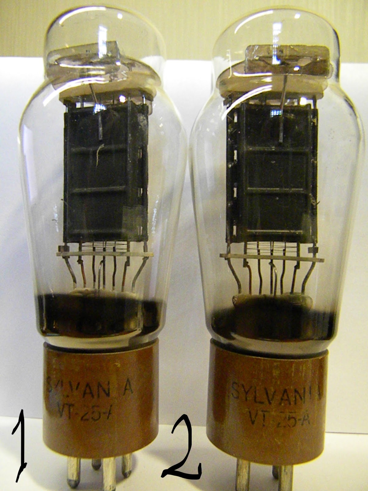 NOS Tube Store: SYLVANIA VT-25A / 10Y Singles