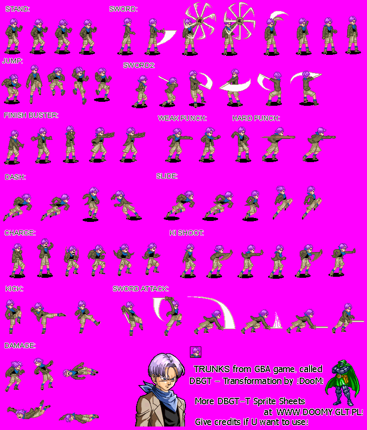 sheet and sprites