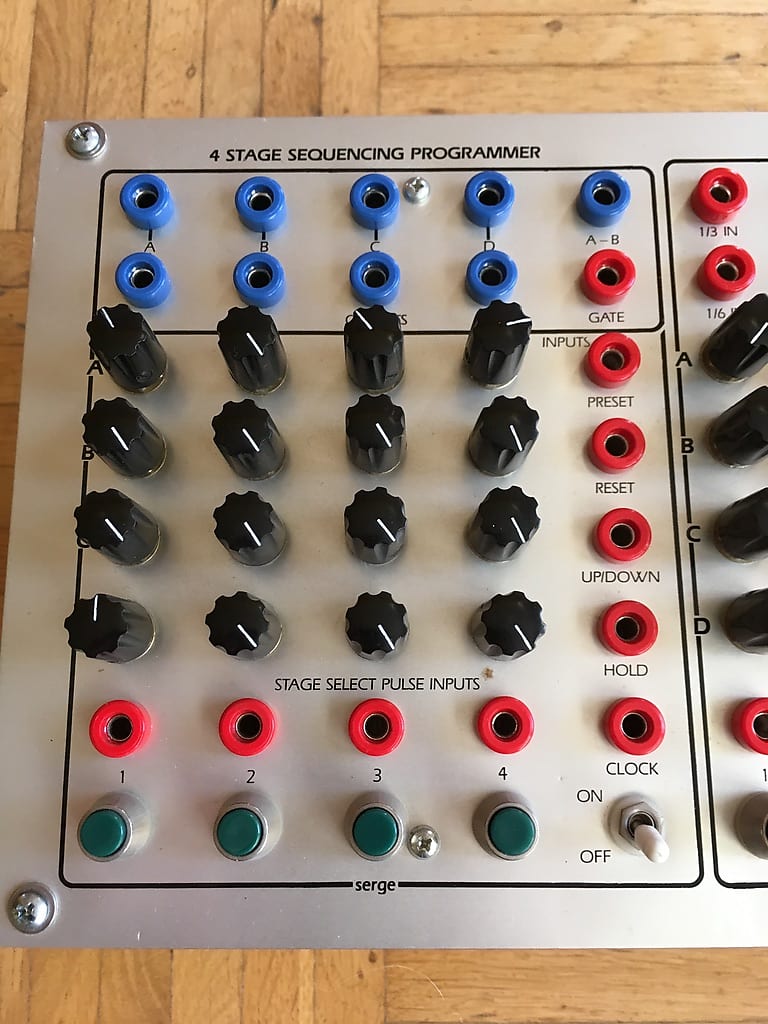 MATRIXSYNTH: Serge Custom Panel (3 Sequencing Programmer)