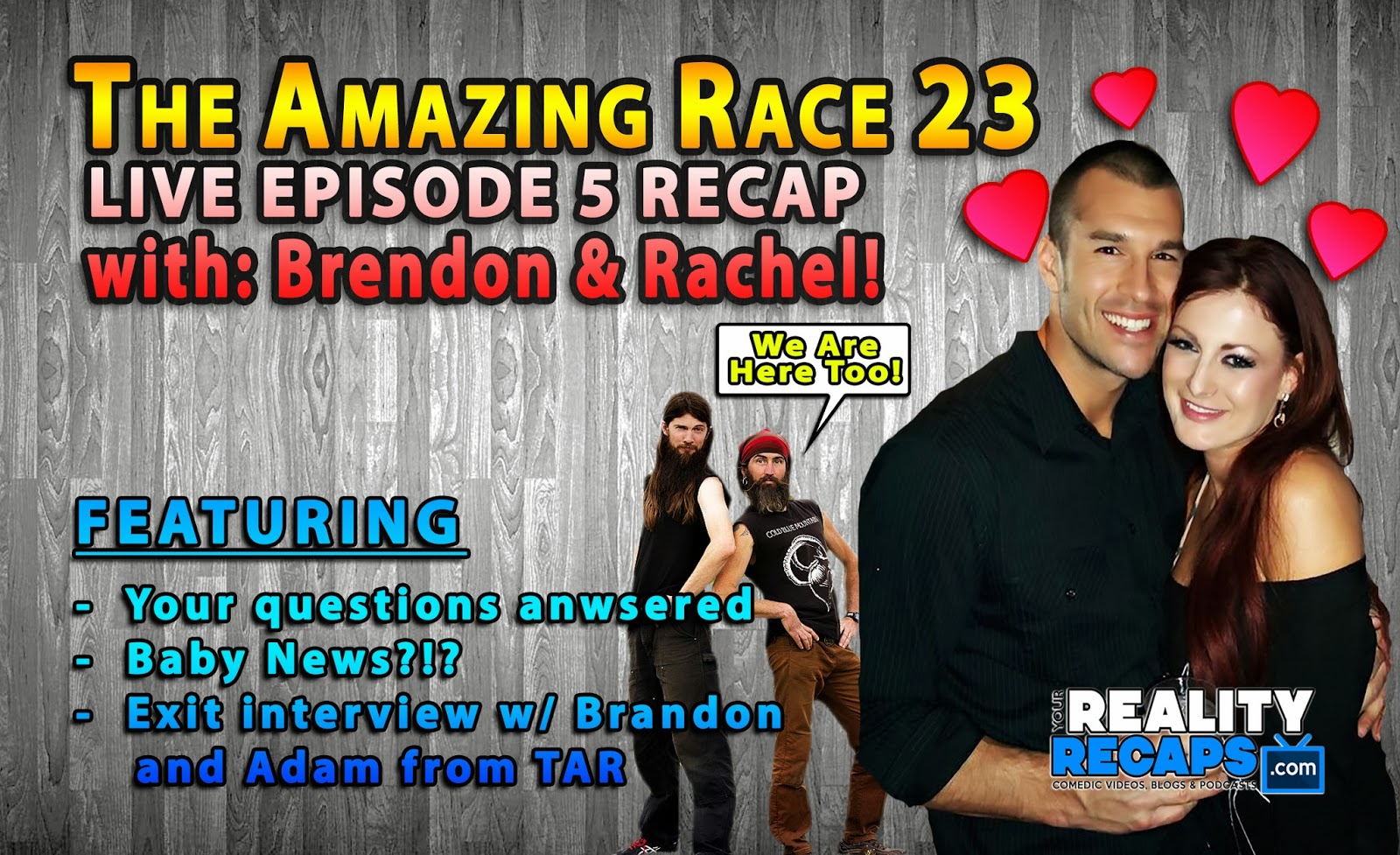 Your Reality Recaps: The Amazing Race 23 EP5 Recap w/ Rachel Reilly ...
