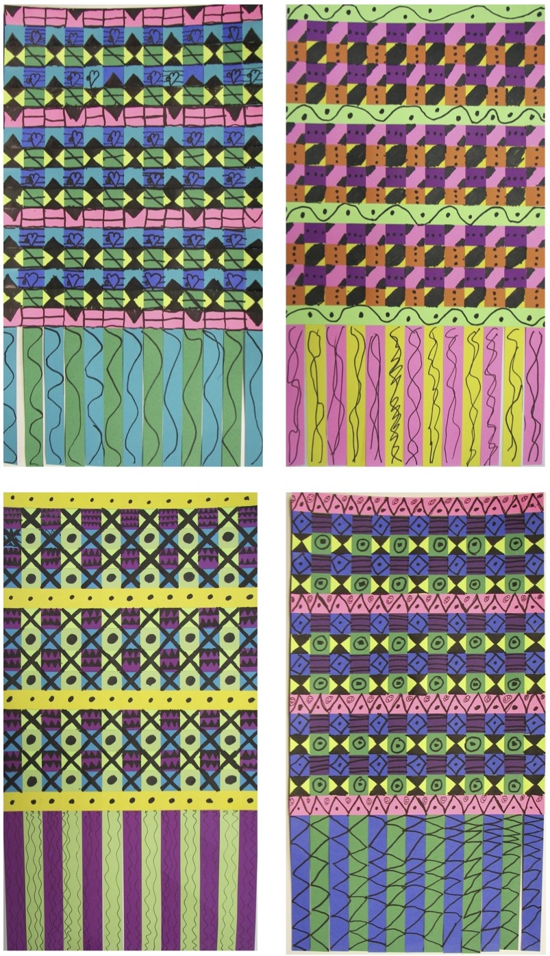 The Rolling Artroom: Paper Weaving Design (4-6 Grade)