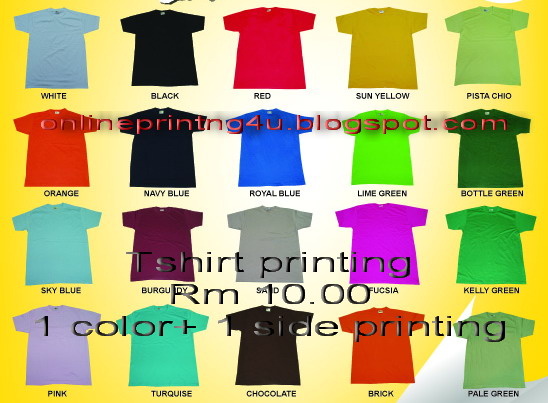 PRINTING T-SHIRT | HEATPRESS | PREMIUM GIFT | TSHIRT PRINTING | KURSUS ...