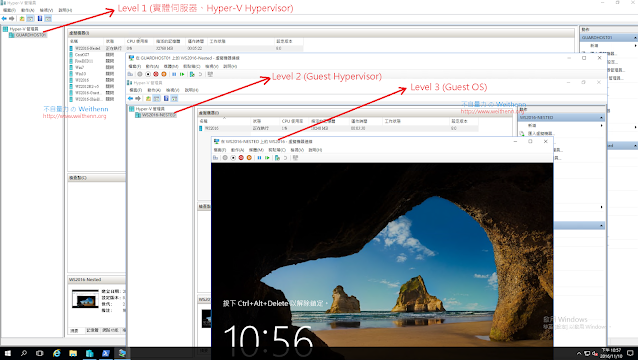 實作 Hyper-V Nested Virtualization ~ 不自量力 の Weithenn