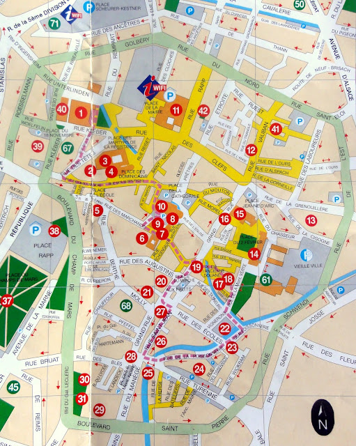 TRAVEL AND LIFESTYLE DIARIES - : Picture Tour and Map of Colmar Old ...