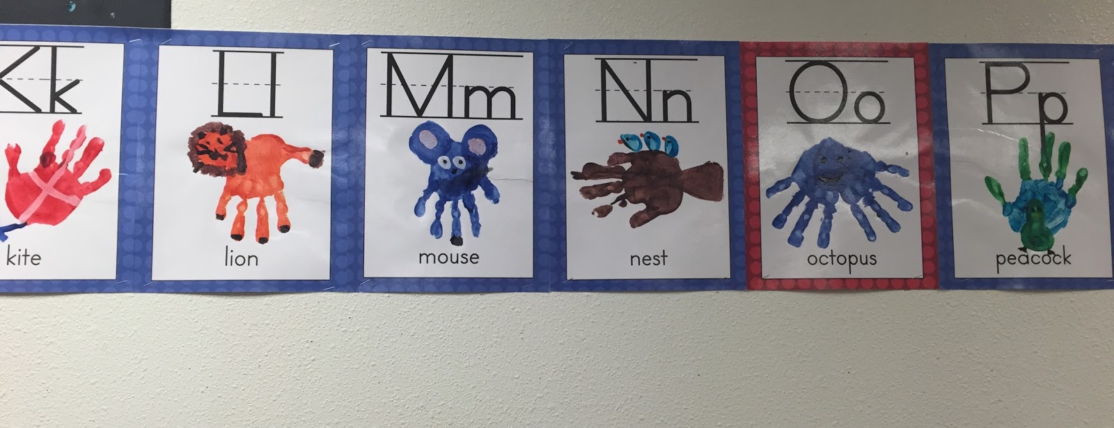 Ms. Moran's Kindergarten: Classroom Handprint Alphabet