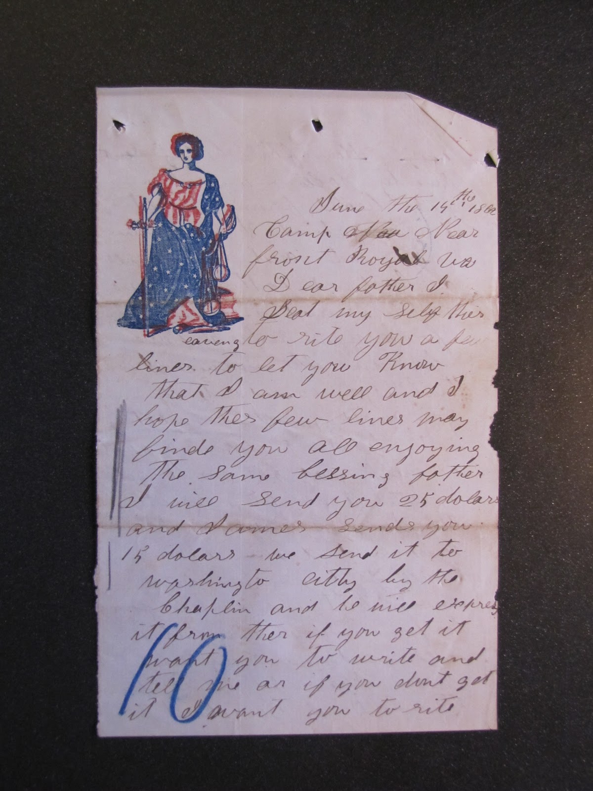 Trials and Tribulations of a Family Historian: Civil War Letter home ...