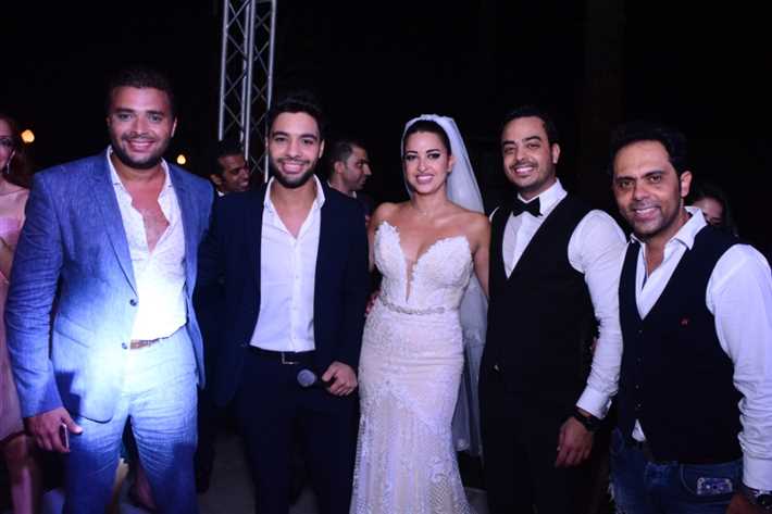 حفل زفاف ملكة جمال مصر إلهام وجدي (صور)