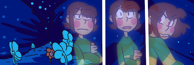 Undertale: AU - Flavor text Chara ~ Handlarz Iluzji