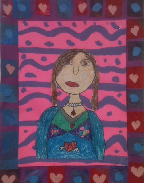 Art Moments: Third Grade Self Portraits