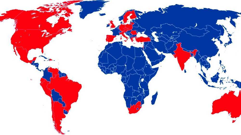 Mains electricity by country