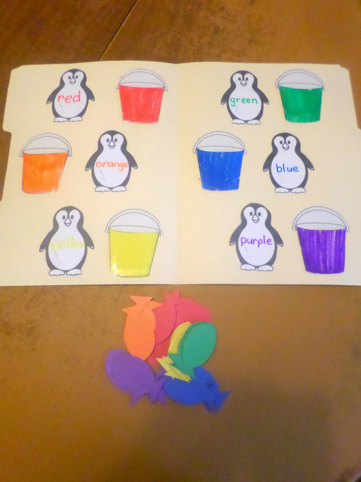 Tots and Me... Growing Up Together: Penguin File Folder Learning Activities