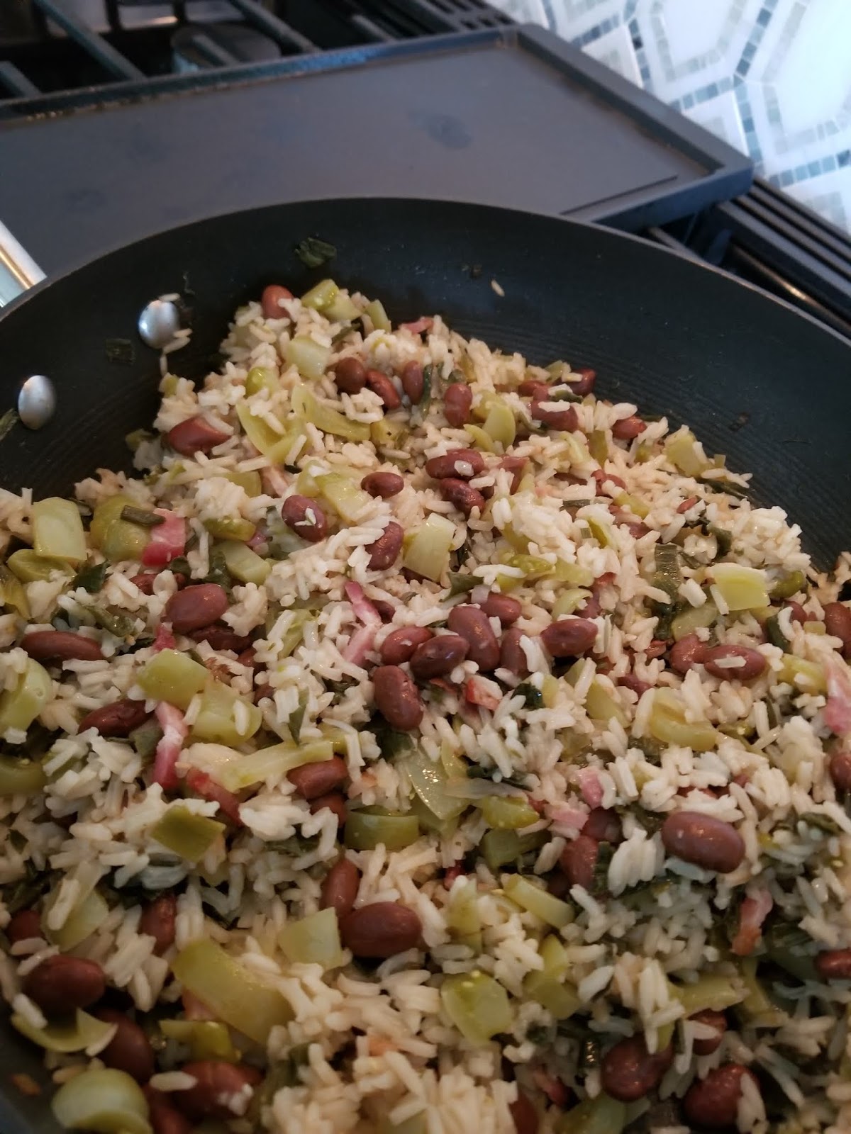 Green Tomato Rice Dish - Sisters with Stuff