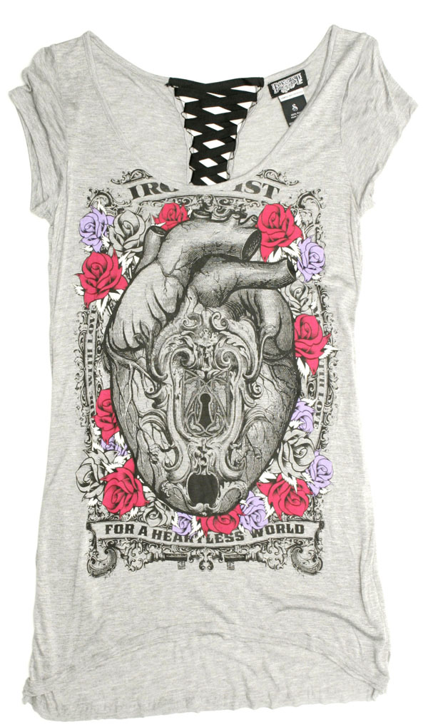 Reload Clothing UK: Iron Fist Girls Follow Your Heart - A Rose By Any ...