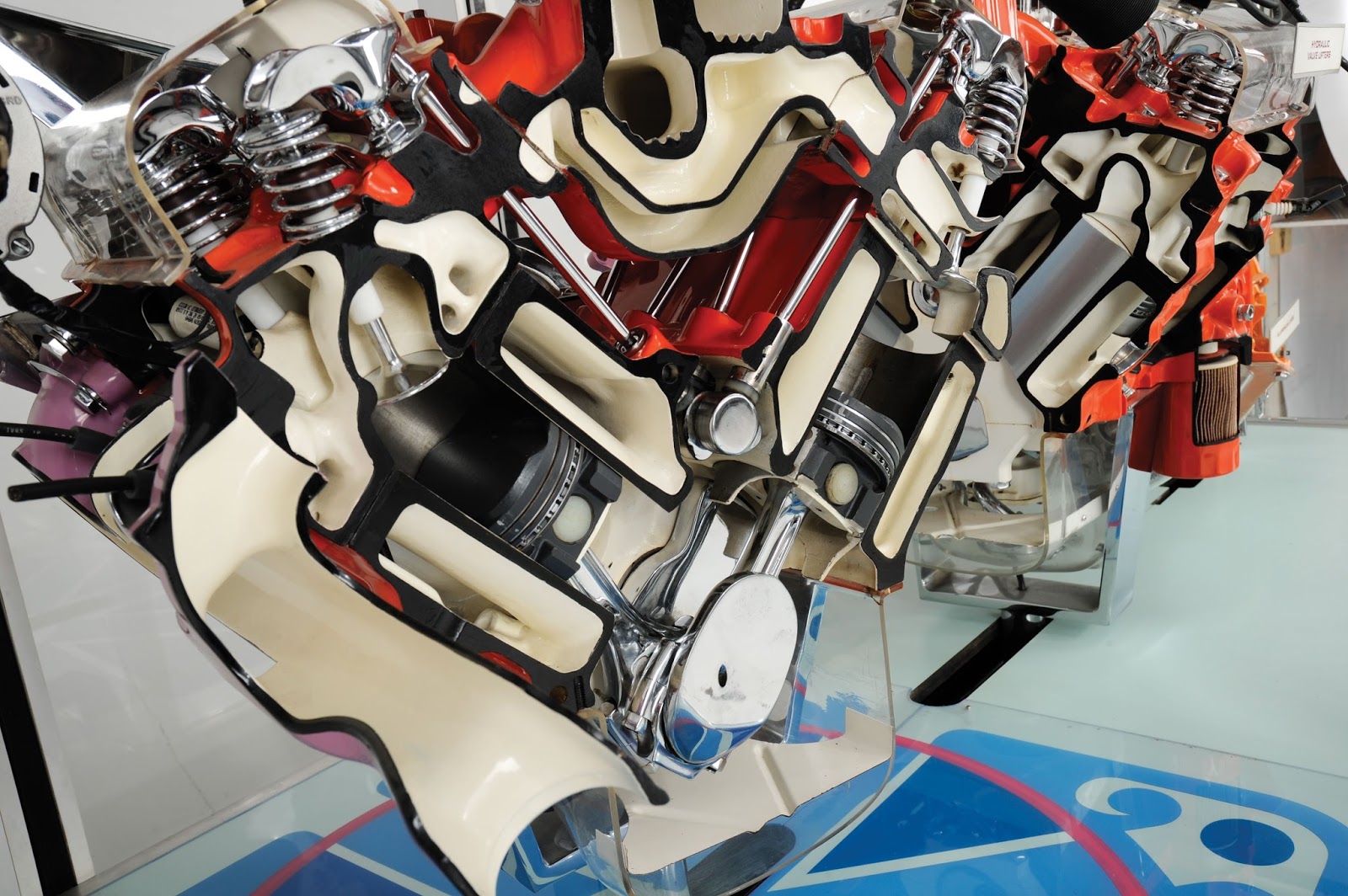 Just A Car Guy: the Chevrolet display engines and transmissions made ...