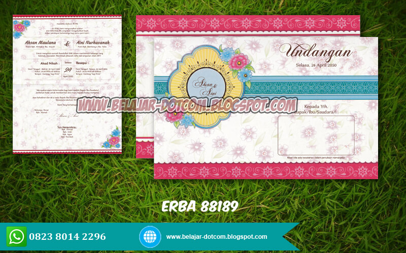 Harga Terbaru Blanko Undangan ERBA Tambahan Desain Baru - Kumpulan Tutorial