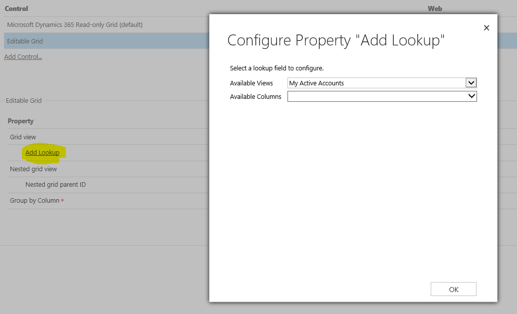 Dynamics 365 Customer Engagement: Configure Editable Grid in Dynamics 365