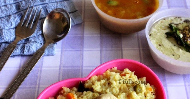 Samai Vegetable Upma | Little Millet Vegetable Upma ~ Full Scoops - A ...