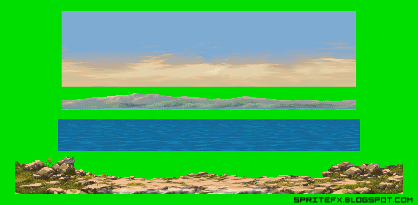 Sprite Fx: Sprite Background Land