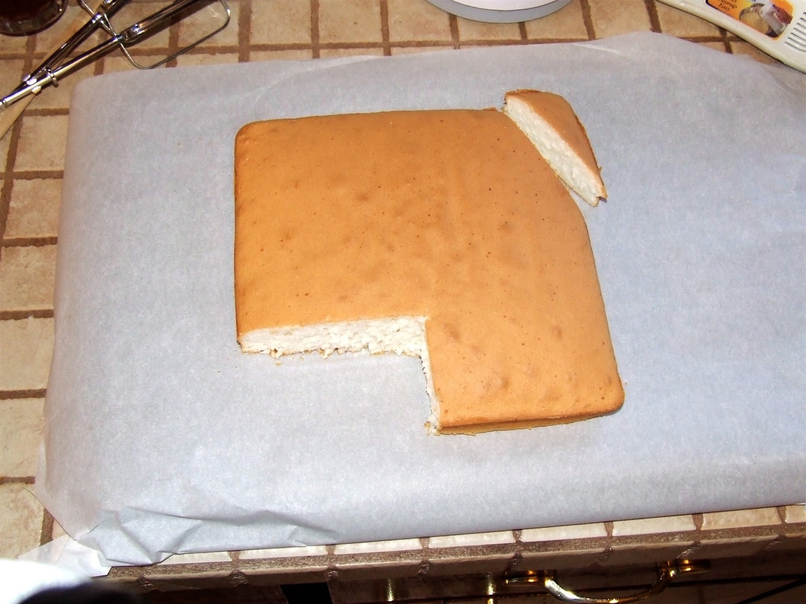 Honeycomb : Scottish Terrier cake!