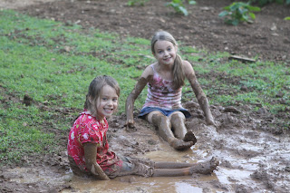 The Hay Clan: Playing in the mud