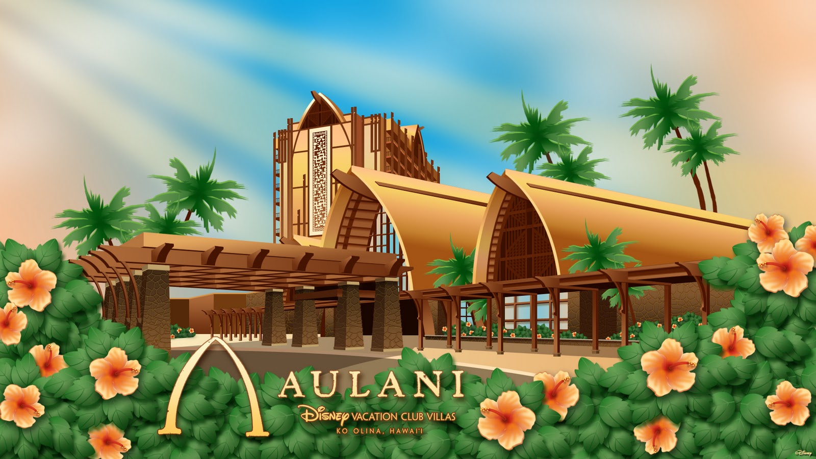 Jason "Tiki" Tackett: Aulani Desktop Wallpaper on the Disney Parks Blog!