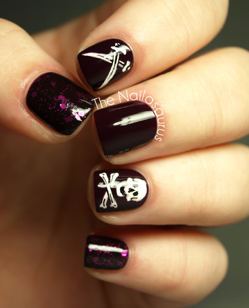 Pirate Themed Nails