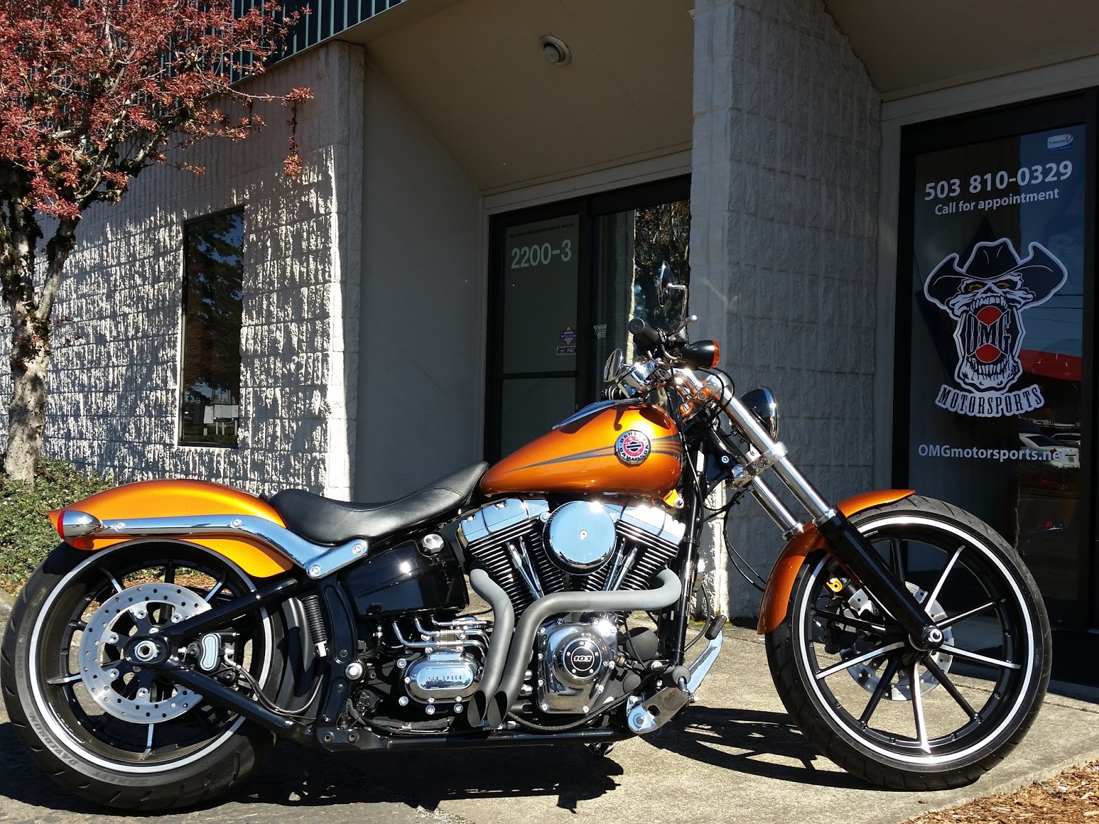OMG Motorsports: 2014 Harley FXSB Breakout Softail 617 Miles, ABS