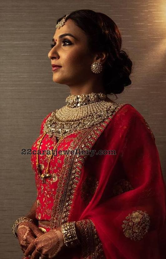 Soundarya Rajinikanth Wedding Reception - Jewellery Designs