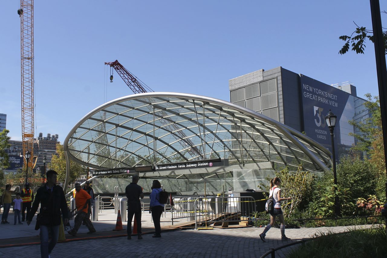 Subway Train Station Entrance