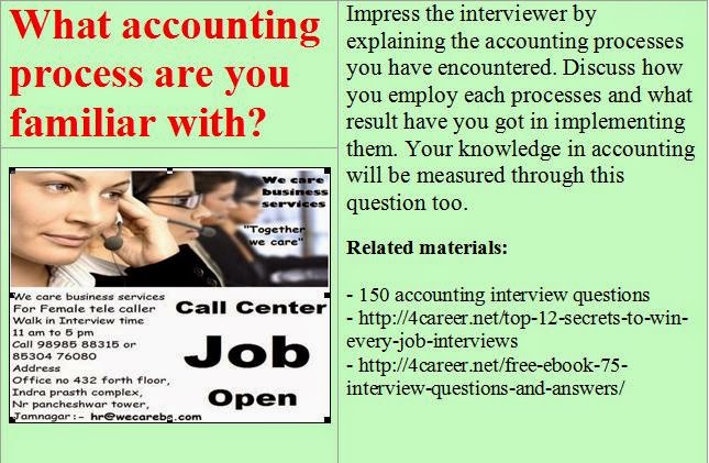 Accounting interview questions: What accounting process are you ...