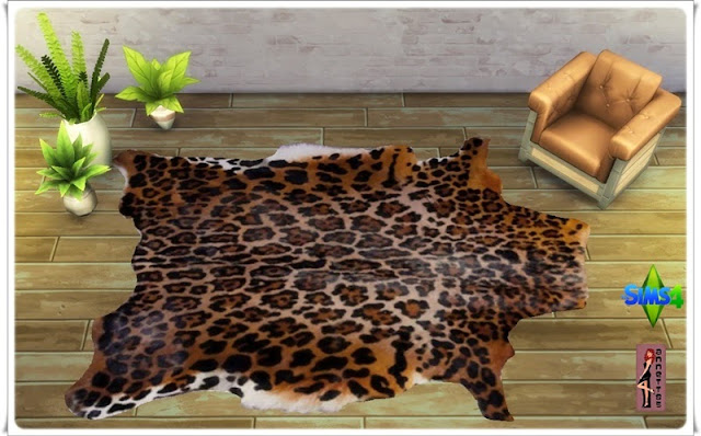 Sims 4 CC's - The Best: Fur Rugs by Annett85