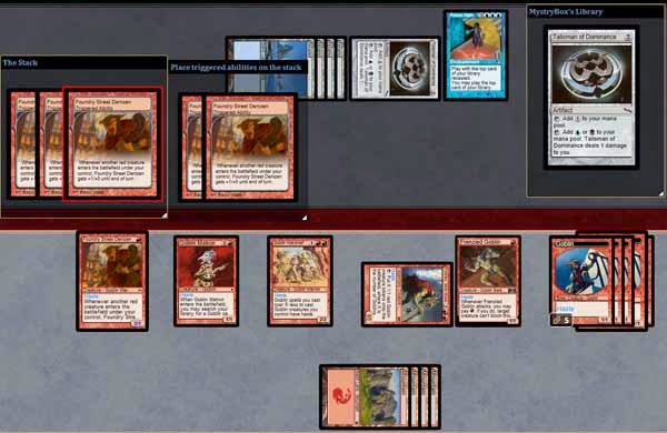 Magic the Gathering Adventures: [Legacy] Red Devotion Goblin Deck