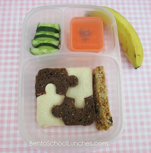 Bento School Lunches : Bento Lunch: Simple Puzzle Bento