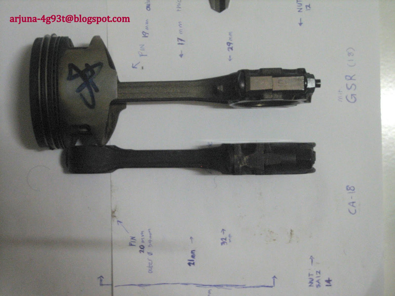 4G93T: nissan CA18 conrod vs 4G93t conrod