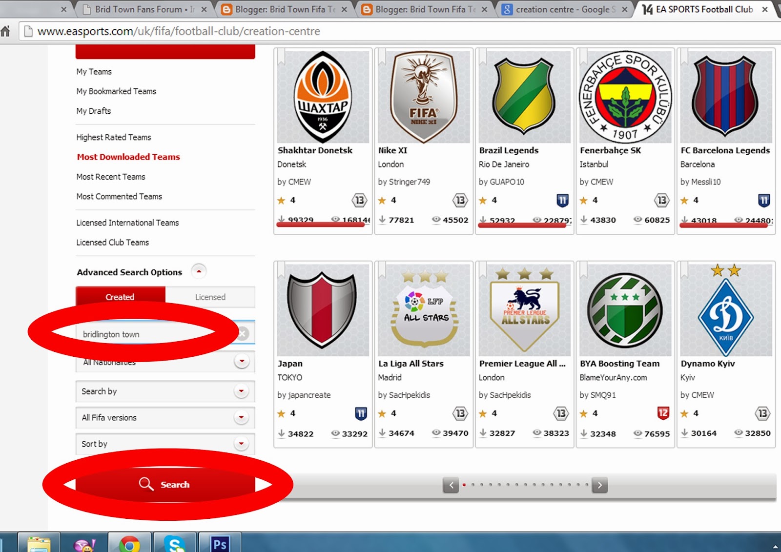 Brid Town Fifa Team