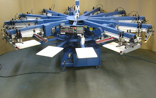 Reconditioned Textile Printing Equipment: M&R Gauntlet II 10 Color 12 ...