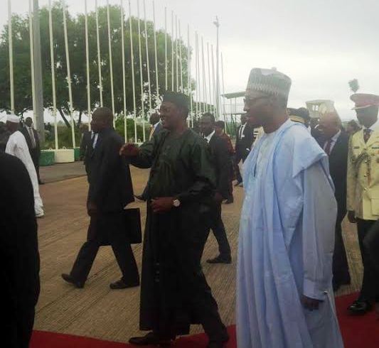 Photos: Buhari receives Chad & Niger presidents ahead of Lake Chad ...