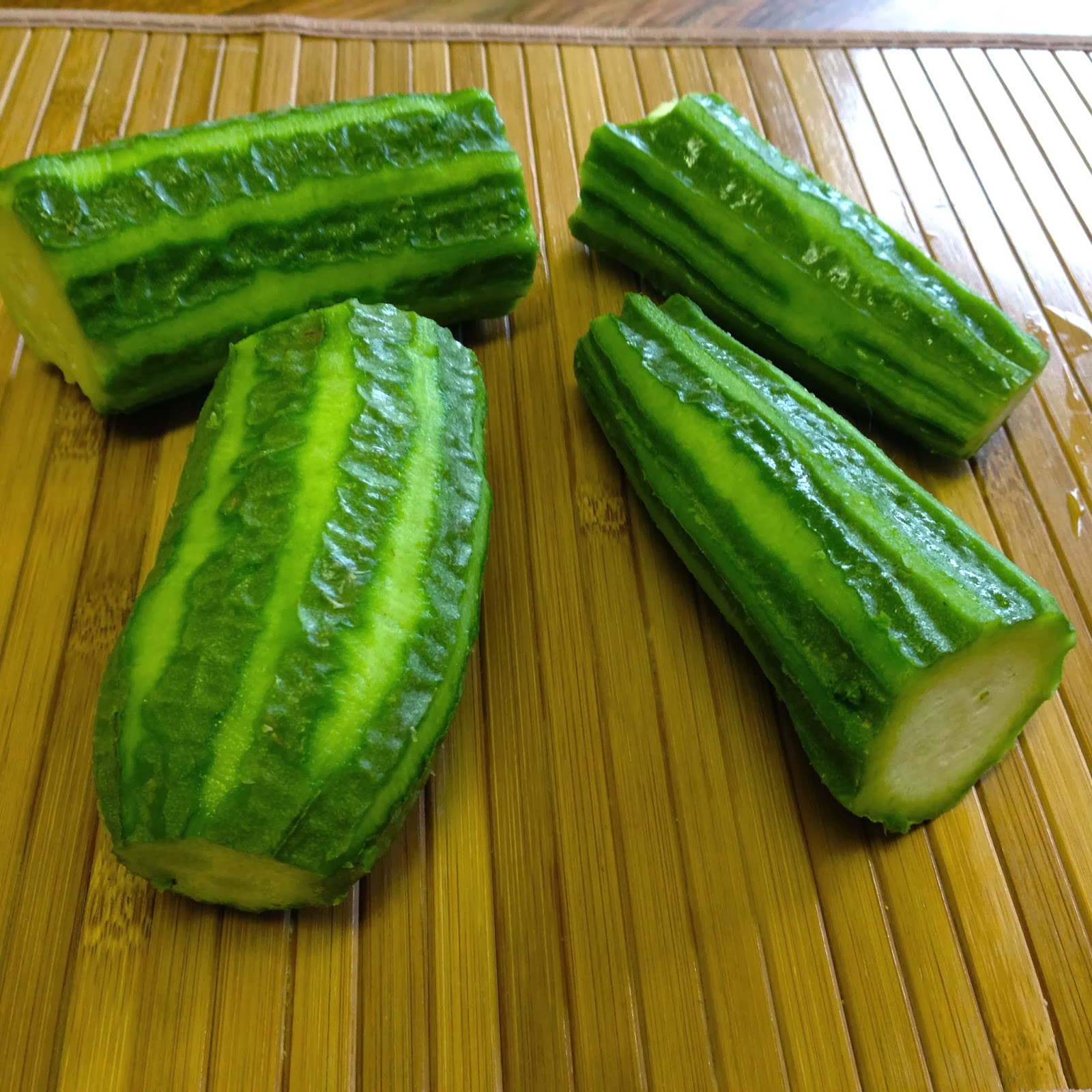 Baked Peechinga (Ridge Gourd) Rings