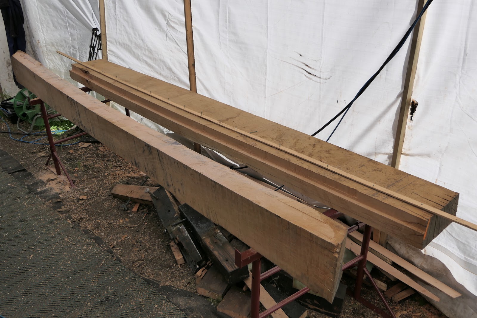 Shamrock (A Tamar Sailing Barge): Transom Update