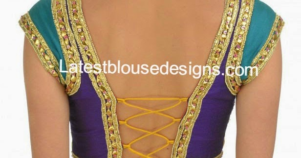 String Back Blouse | Latest Blouse Designs