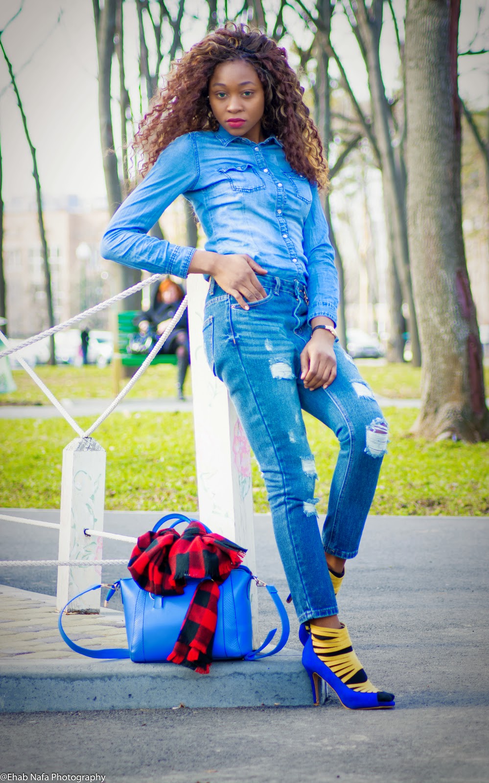 DENIM UNIFORM | Melody Jacob