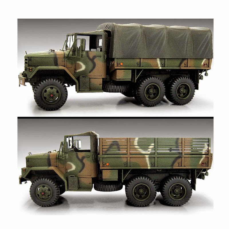 ACADEMY 1/35 Scale R.O.K Army K511A1 2.5ton Cargo Truck Plastic Model ...