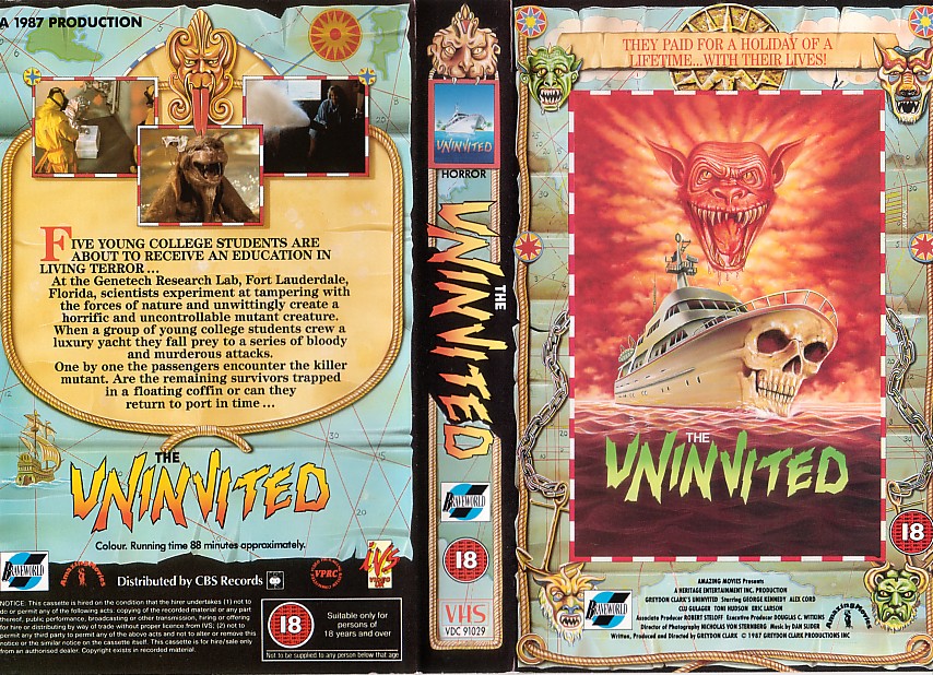 CULTFOREVER: UNINVITED HORROR 1988