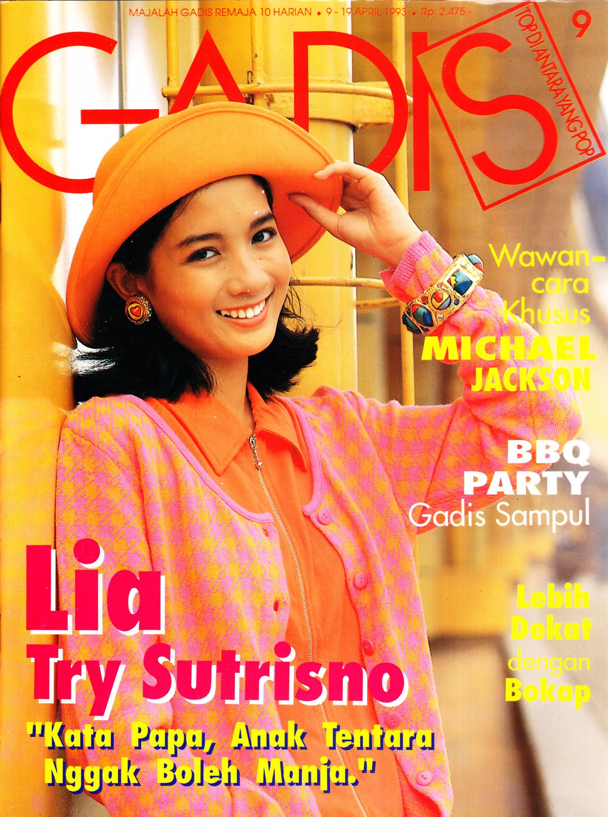 Jarnawi Aliun is Aliun Hamidy's Son: Majalah Gadis 1993 - 9