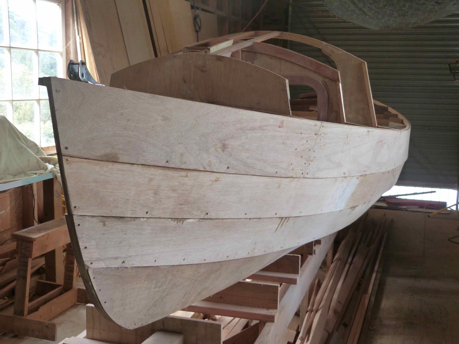 jwboatdesigns: Progress on Long Steps.
