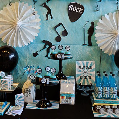 Ideas para decorar tus Eventos: Fiesta Temática- Rock