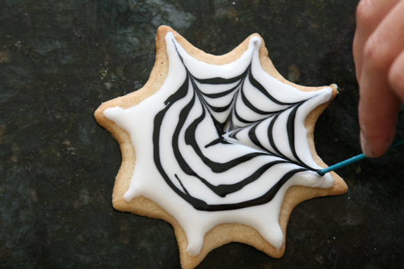 Four Flights of Fancy: Spider Web Sugar Cookies