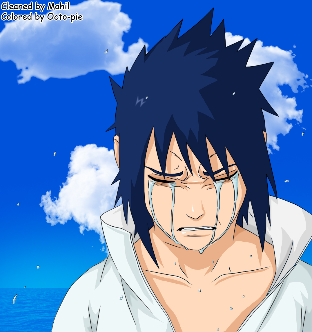 Collected Wallpaper: Sasuke Crying by ~Clay-Toenail on deviantART